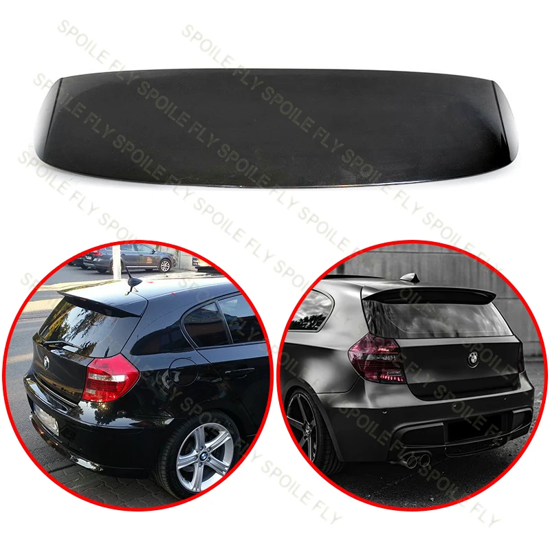 For BMW 1 Series E81 E87 2004-2011 High Quality ABS Car Rear Roof Wing ...