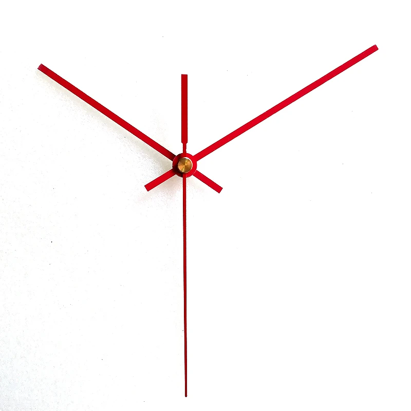 Shaft-Red-Hands-9636-Just-hands-Metal-Aluminum-Material-Quartz-Clock ...