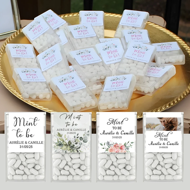 Mint-to-Be-Labels-Wedding-Favors-Custom-Candy-Box-Stickers-Personalized ...