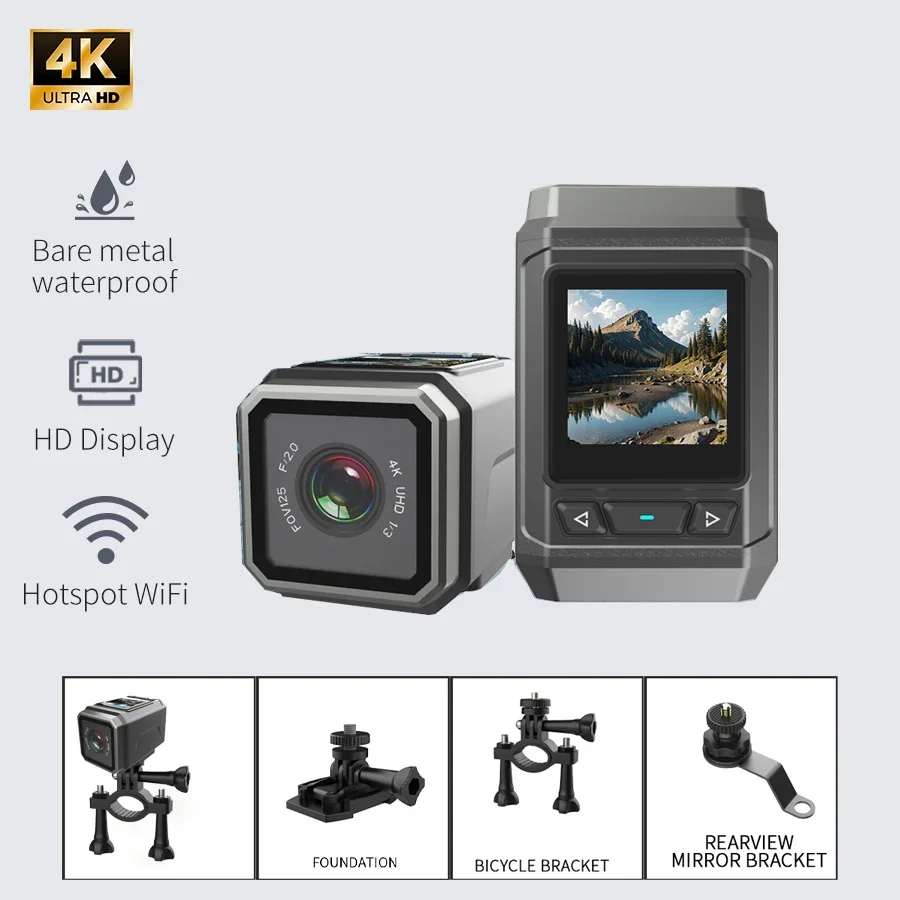 HD 4K 2K Digital Cycling Camera Small Outdoor Action Sports DV ...