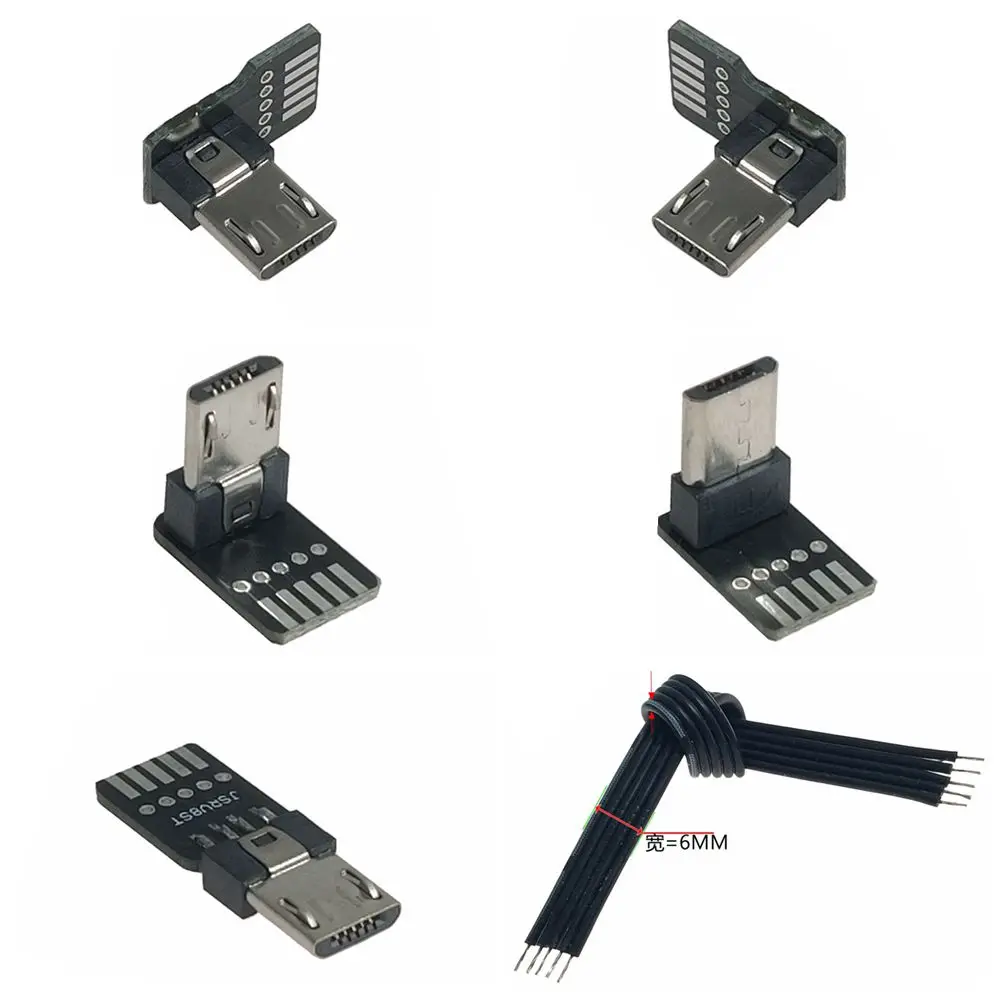 DIY-Micro-USB-2-0-Male-Plug-Female-jack-Connector-4-Pin-2-Extension ...