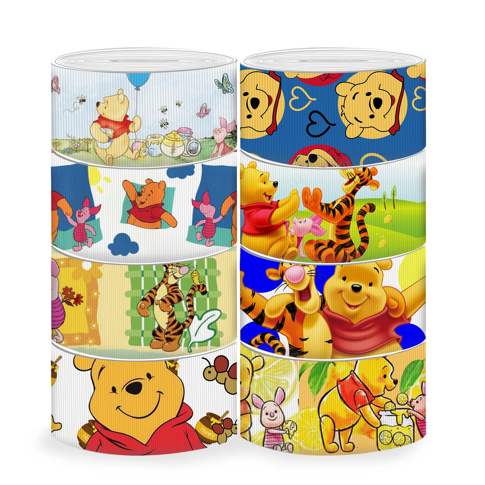 Disney-5Yards-Multi-Size-Winnie-the-Pooh-Printed-Grosgrain-Ribbon-For ...