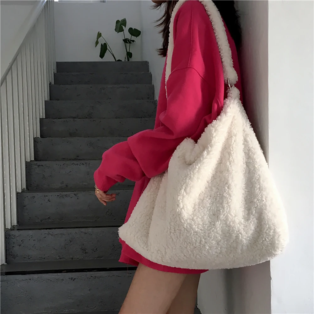 Plush Bag Women Large | Women's Shoulder Bag | Plush Handbag Women ...