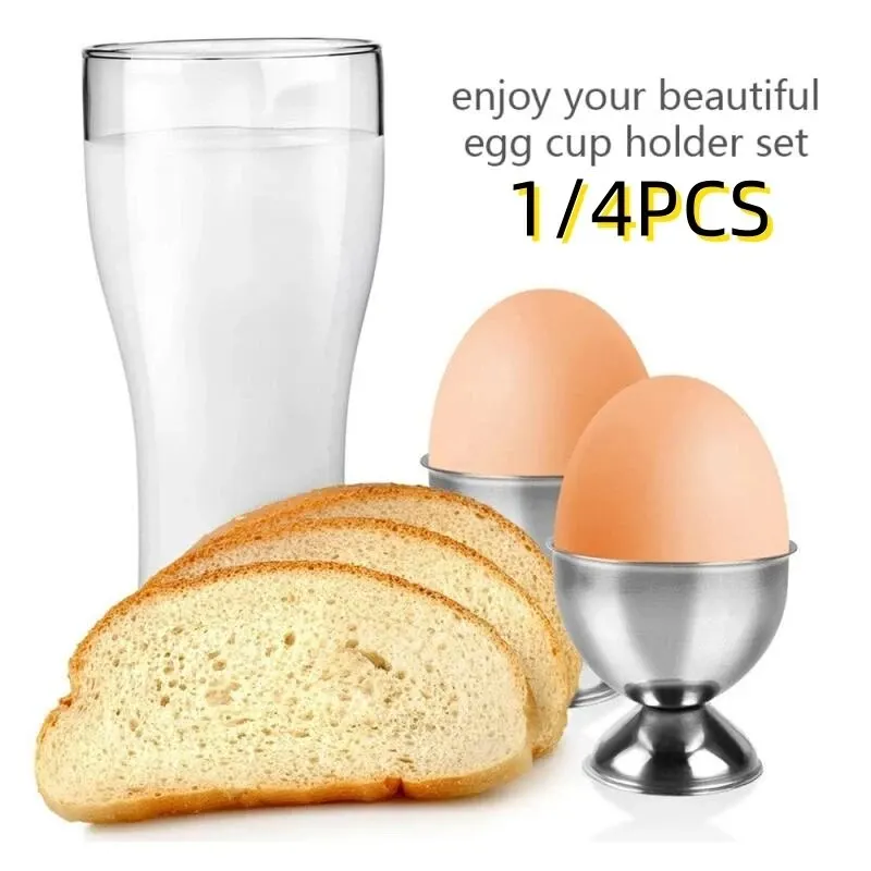 Stainless-Steel-Soft-Boiled-Egg-Cups-Egg-Holder-Tabletop-Cup-Stand ...