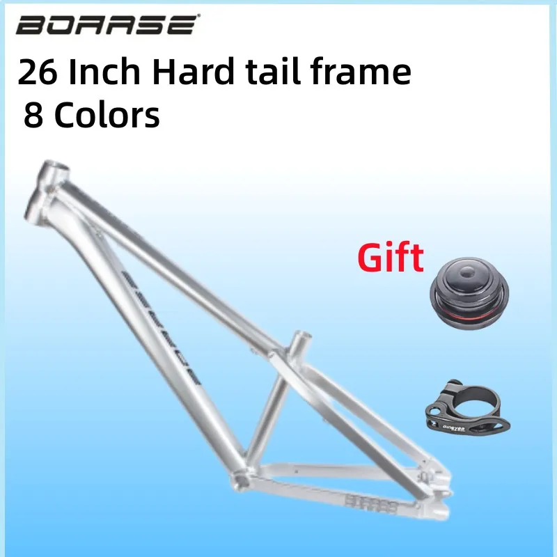 BOARSE Hard Tailed Mountain Bike Frame, Liga De Alumínio, Street Bike ...