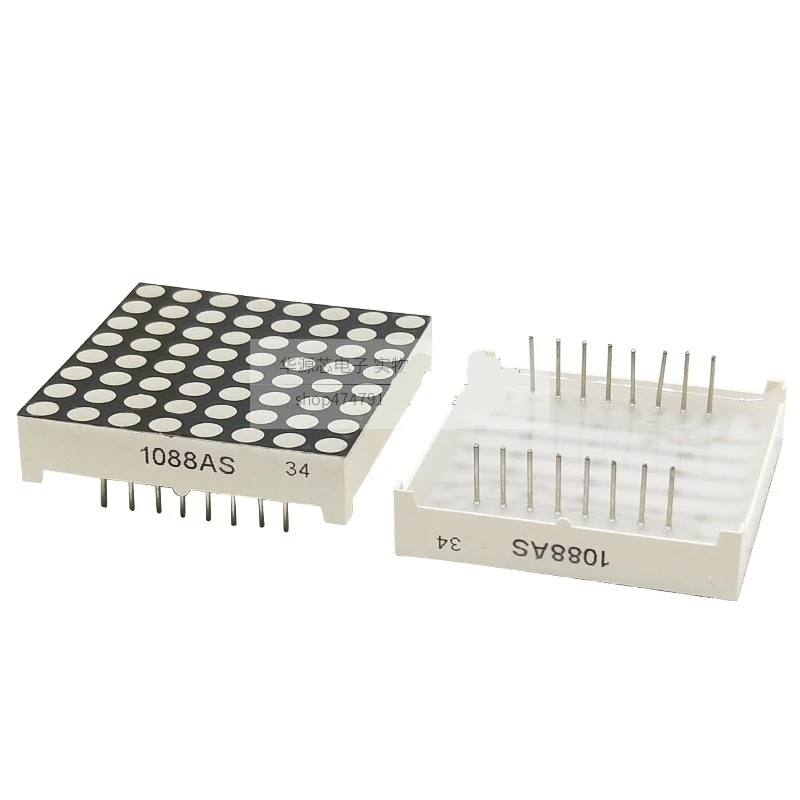 1PCS-8-8-Red-Led-Dot-Matrix-Display-Common-Anode-Cathode-1088AS-1088BS ...