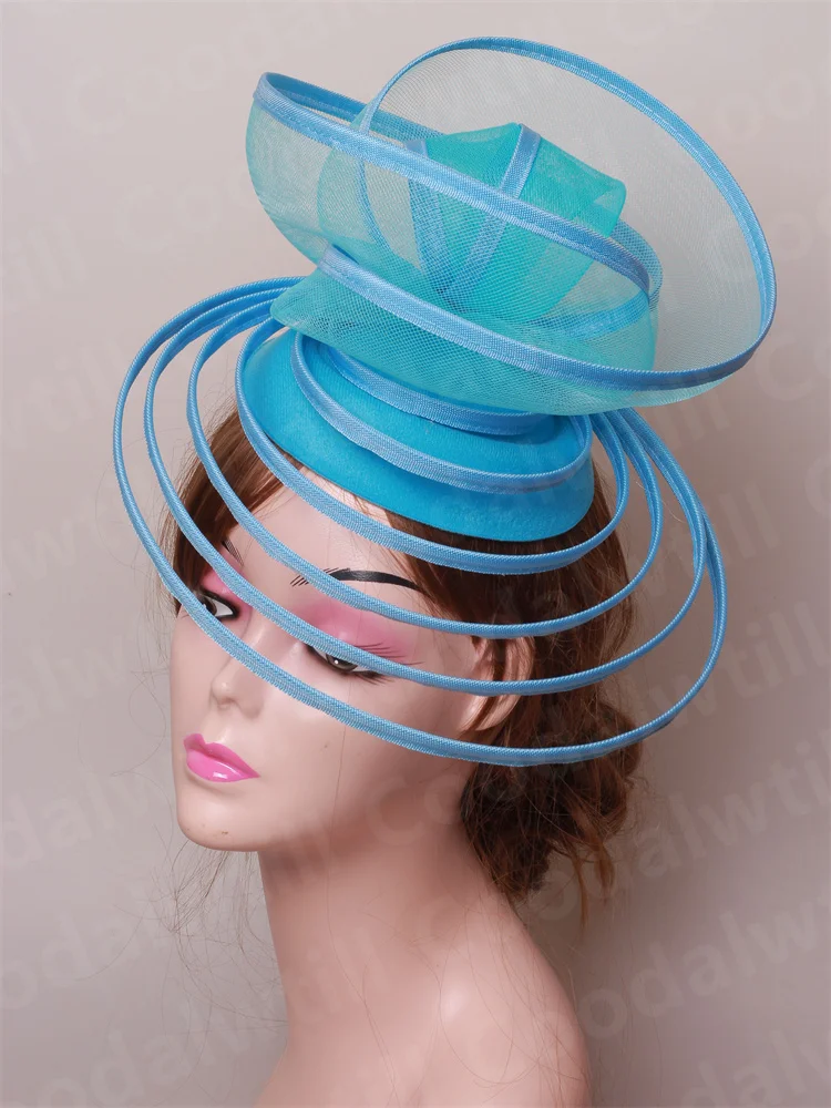 Church Fascinator Hat Wedding Mesh Headpiece Women Party Banquet ...