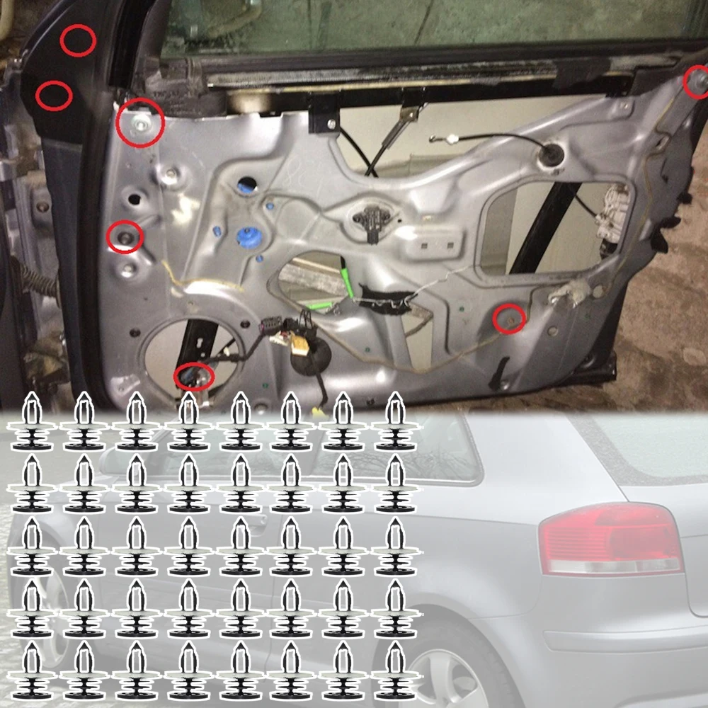 40Pcs For Audi A3 8P 2003 - 2012 A4 B6 B7 A6 C6 A8 D3 SEAT EXEO ST ...