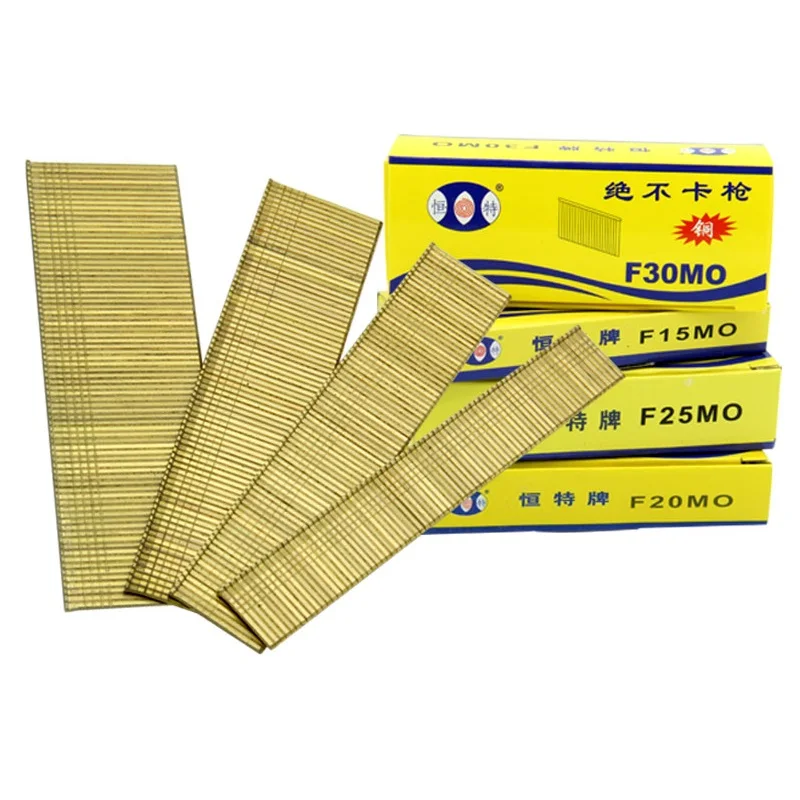 F15-F20-F25-F30-Brass-Staples-Nails-Electric-Straight-nail-gun-nail-For ...