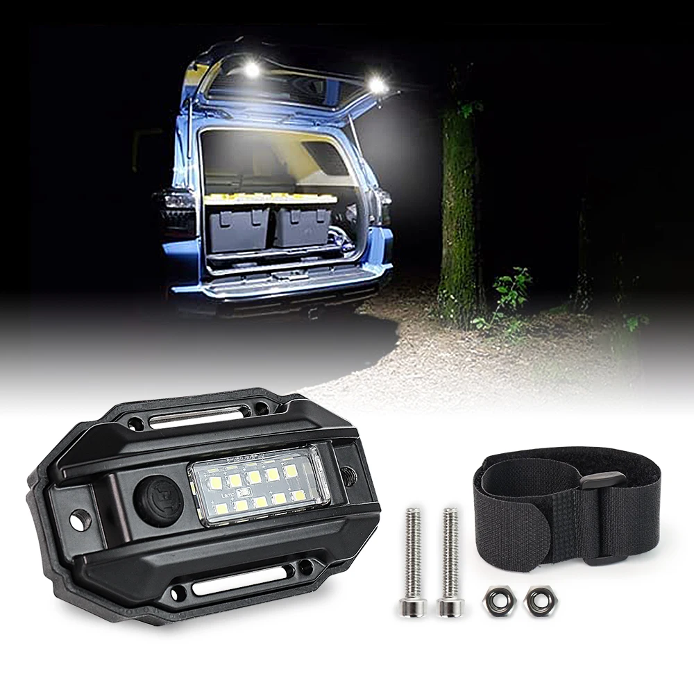 MOVOTOR-White-UTV-Dome-Light-Roll-Bar-Mount-Car-LED-Roll-Cage-Utility ...