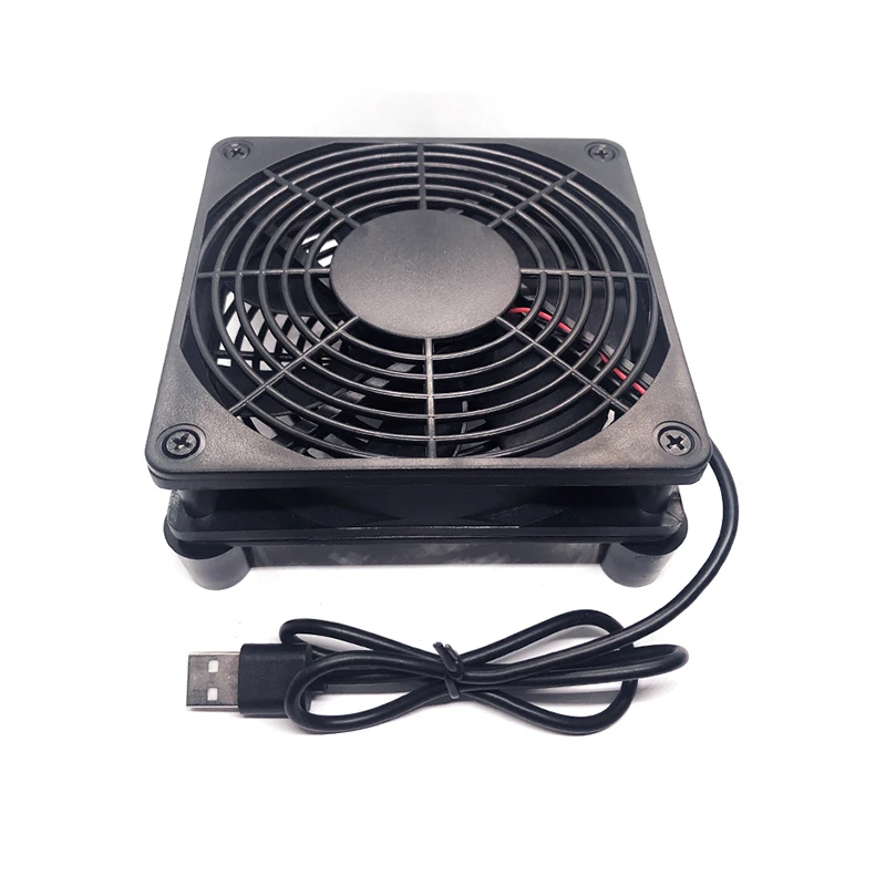 Diy Wireless Router Fan Computer Radiator Tv Box Cooling Silent Fan Dc ...