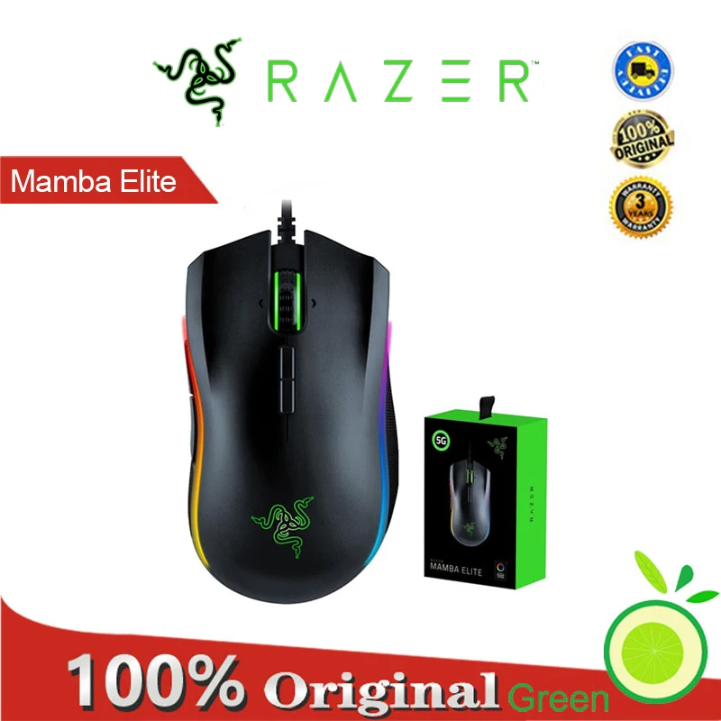 Razer-Mamba-Elite-Edition-Game-mouse-16000-dpi-chorma-light-new-retail ...