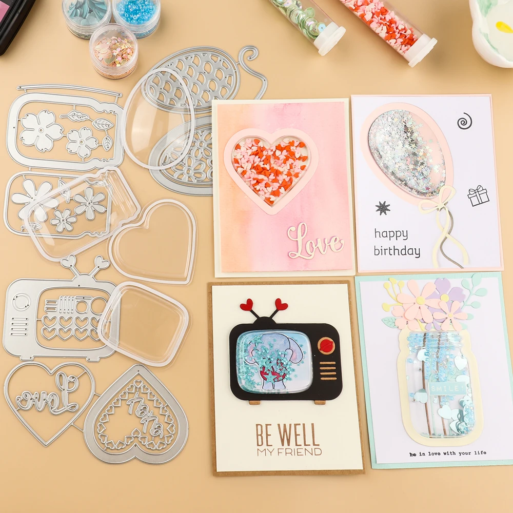 3D-Dimensional-Shaker-Domes-Hearts-Square-Oval-Circles-Shaker-Covers ...