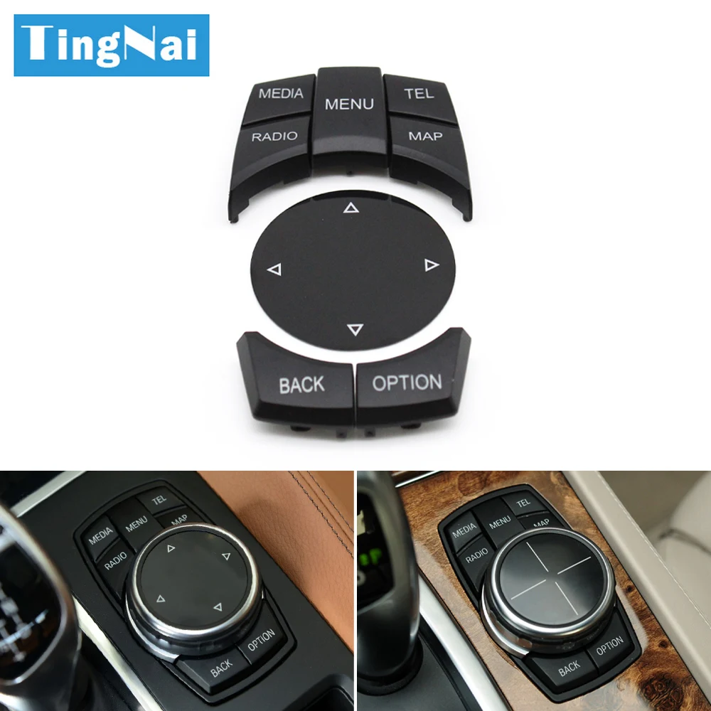 Car-IDRIVE-Center-Console-MultiMedia-Switch-Button-Repair-Kit-For-BMW-2 ...