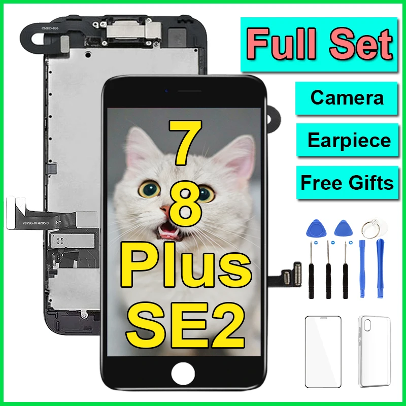Full Set Screen For iPhone 7 8 Plus SE 2020 7P 8P SE2 LCD Display ...