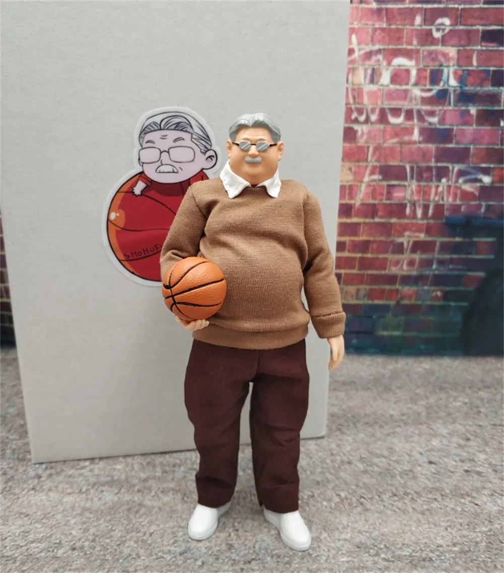1/12th Basketball Master Slam-Dunk Shf Anzai Coaches Figmass 6inch Doll ...