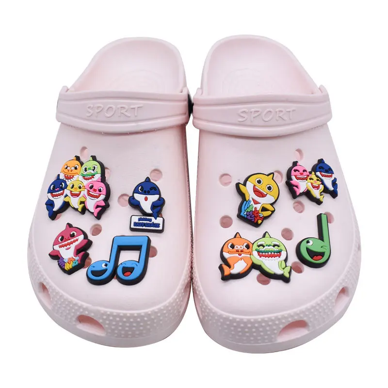 Baby Shark Shoes Charms Buckle PINKFONG Garden Shoe Decoration Crocs ...