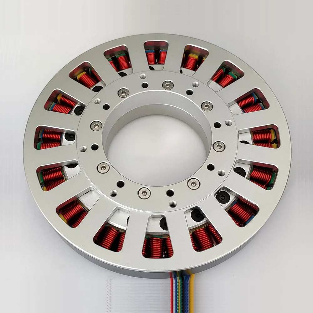 Large-hollow-shaft-700W-ultra-low-speed-disc-brushless-DC-motor-flat ...