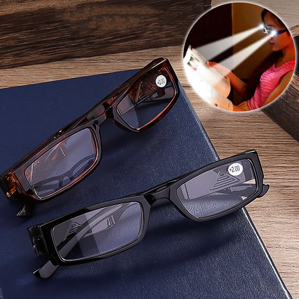 Reading-Glasses-for-Unisex-Lighting-LED-Reading-Glasses-Universal ...