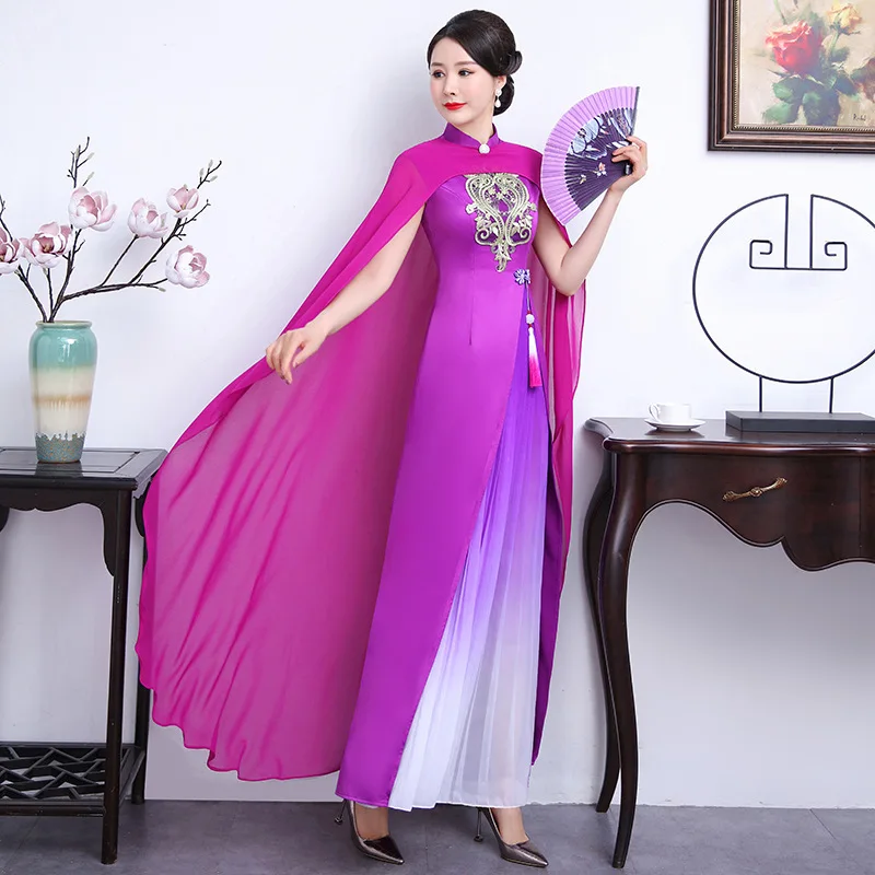 S-5XL Chinese Style Qipao Sexy Women Plus Size Cheongsam Vintage ...