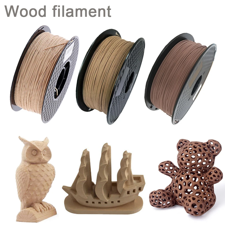 Wood-Filament-PLA-3D-Printer-1-75mm-250g-0-5Kg-1Kg-3D-Printing-Material ...