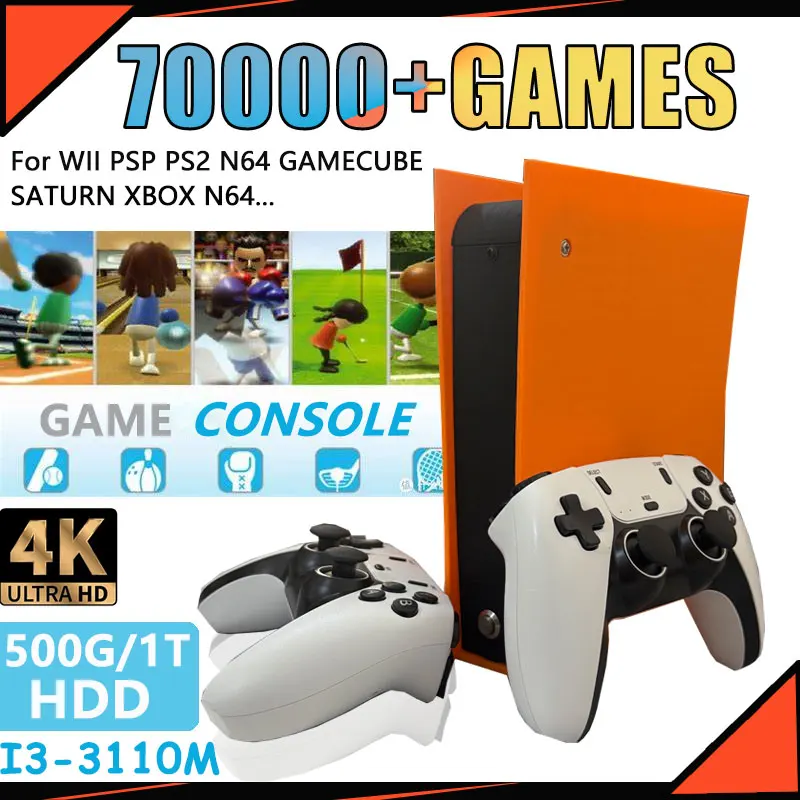 Console de Jogos Retro M88 4K HD com 85000+ Jogos Integrados e 60 ...