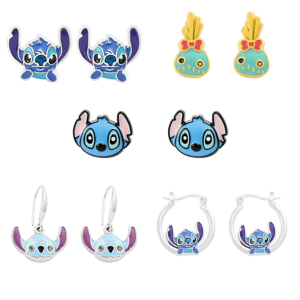 Disney-pendientes-de-Lilo-Stitch-de-Anime-para-ni-a-colgante-de-oreja ...