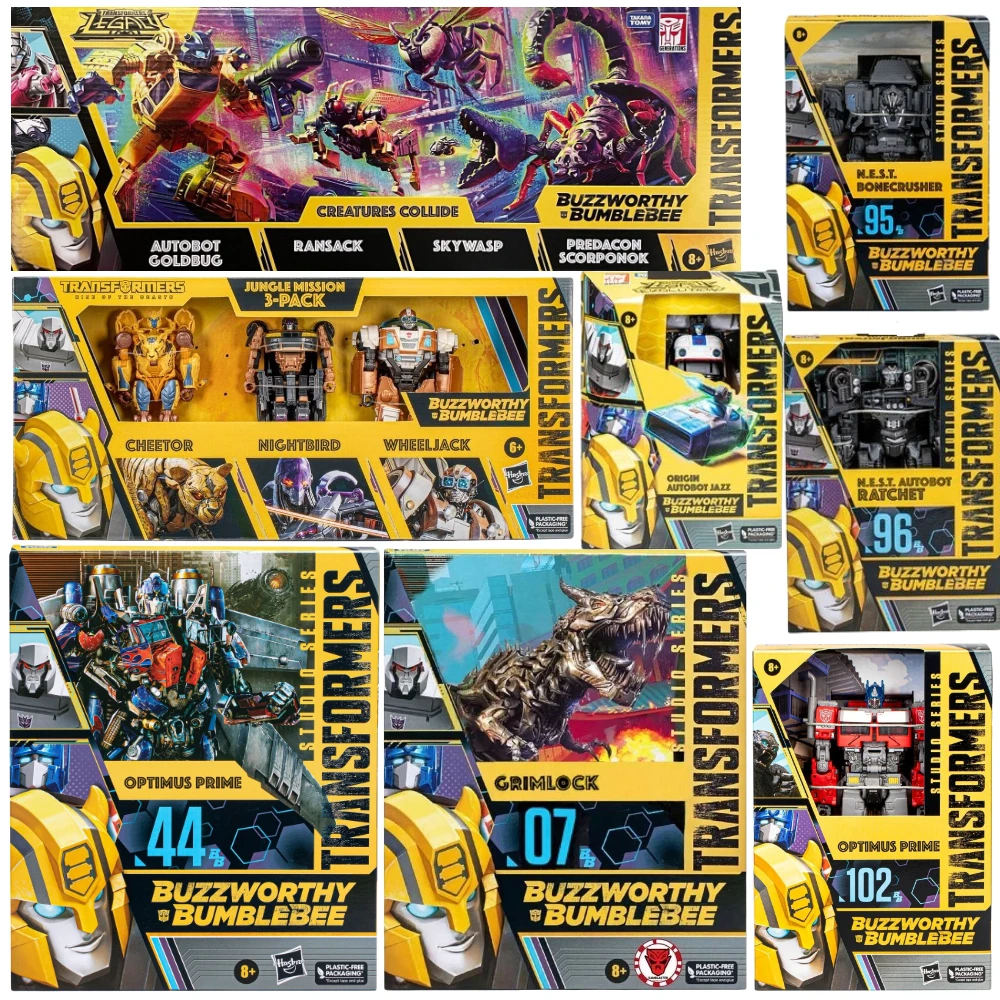 Transformers-Buzzworthy-Bumblebee-Studio-Series-102-Optimus-Prime-Ss07-Grimlock-Jungle-Mission ...
