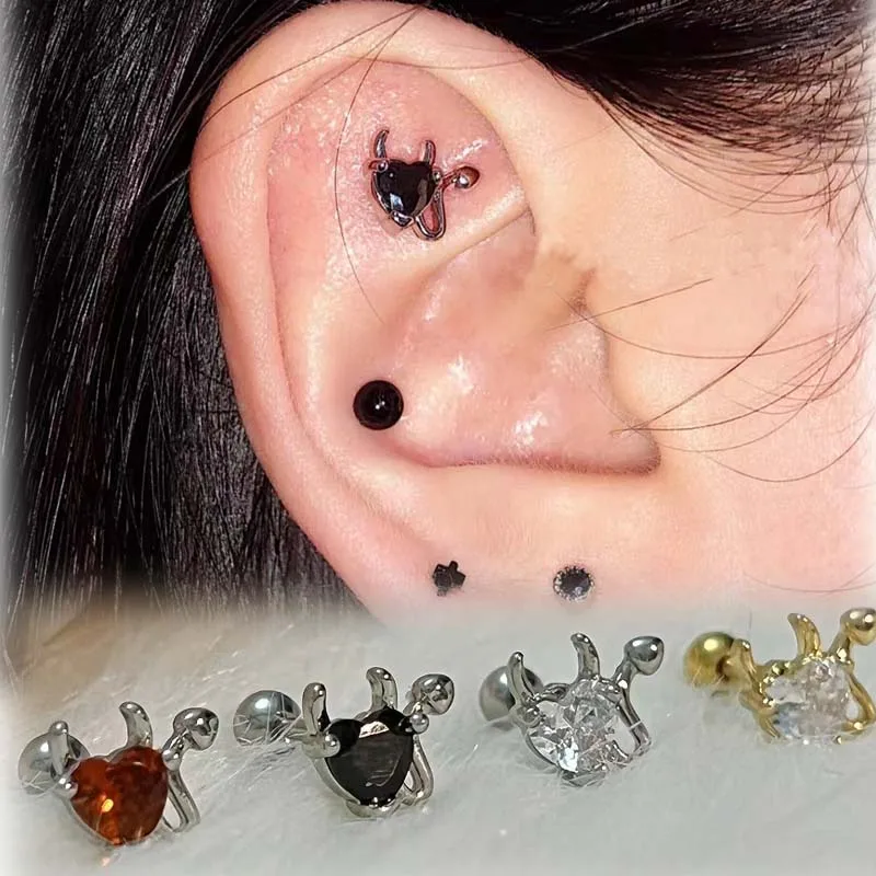 Stainless Steel Piercing Earring | Piercing Devil | Piercing Balls ...