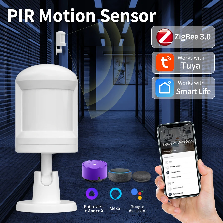 ZigBee-Tuya-Smart-Human-Body-Sensors-PIR-Infrared-Movement-Detector ...