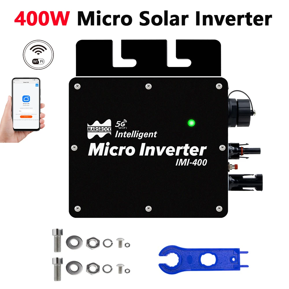 400W-Smart-WiFi-230VAC-Grid-Tie-Micro-Solar-Inverter-22-50VDC-Input-For ...