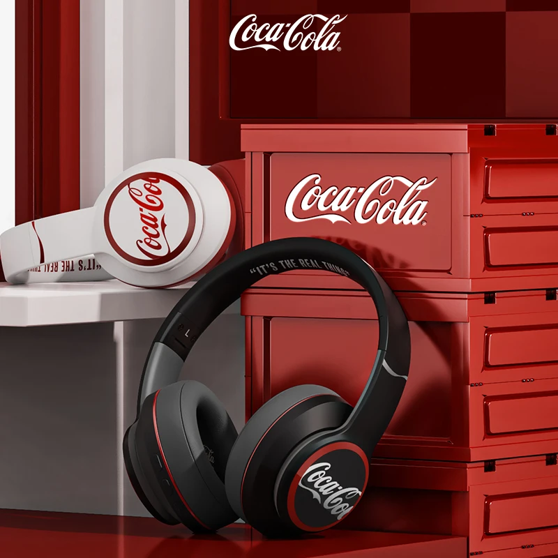 MINISO-Auscultadores-para-jogos-dobr-veis-Coca-Cola-T05-auriculares-de ...