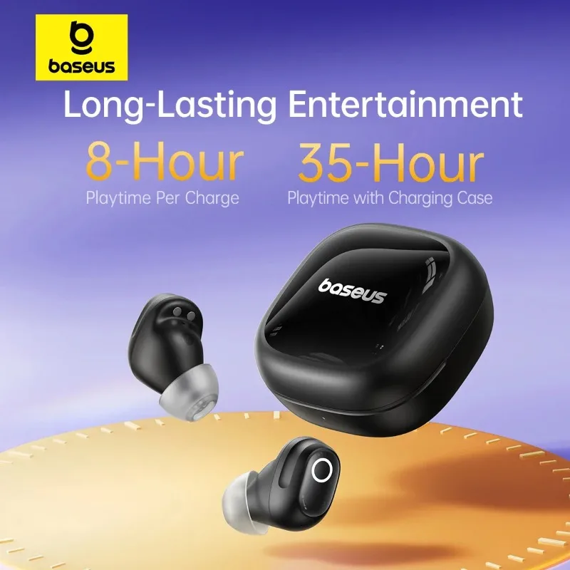 BASEUS Bass BD1 Wireless Earphones Bluetooth in Ear Noise Reduction ...