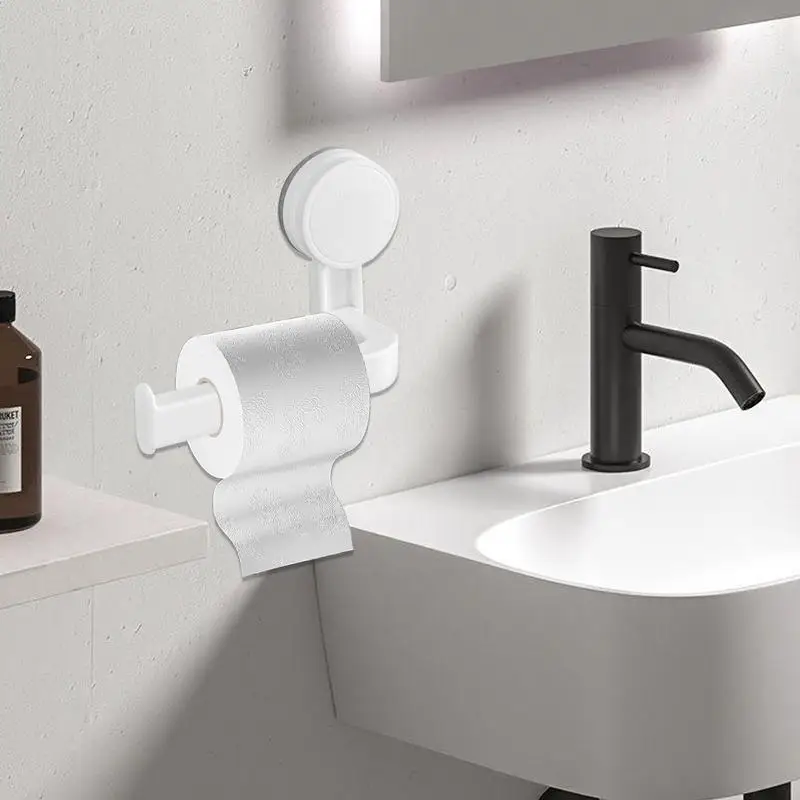 Adhesive-Toilet-Paper-Holder-Multi-Purpose-Suction-Toilet-Paper-Holder ...