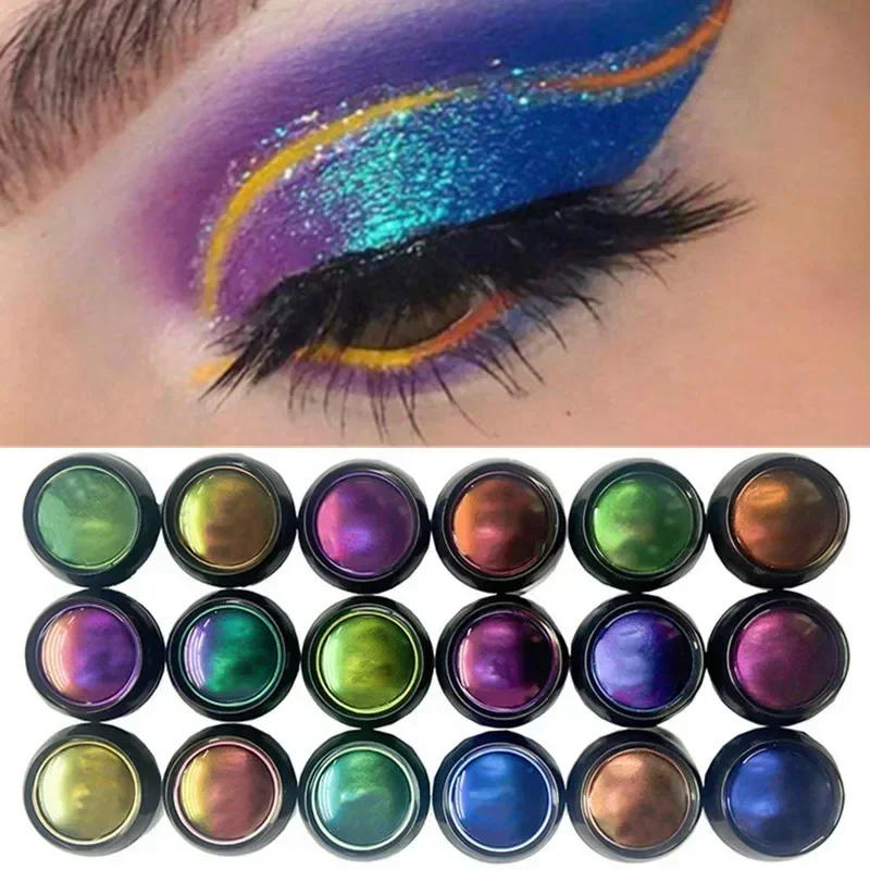 Chameleon Eyeshadow Metallic Shiny Glitter Eyeshadow Palette Glitter ...