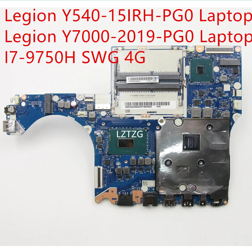 Motherboard For Lenovo ideapad Legion Y540-15IRH-PG0/Y7000-2019-PG0 Laptop Mainboard I7-9750H ...