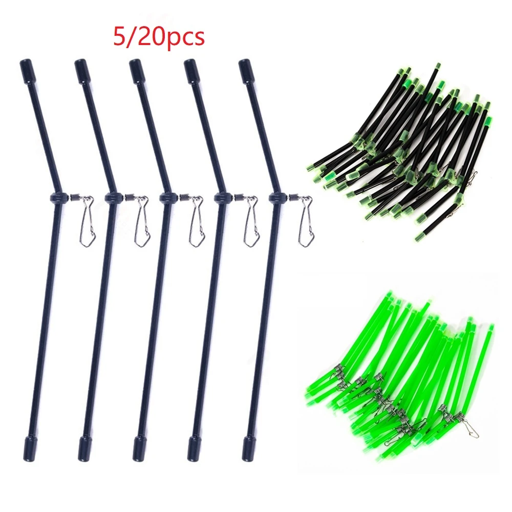 5/20pcs Feeder Fishing Anti Tangle Boom Luminous Anti Tangle Booms With ...