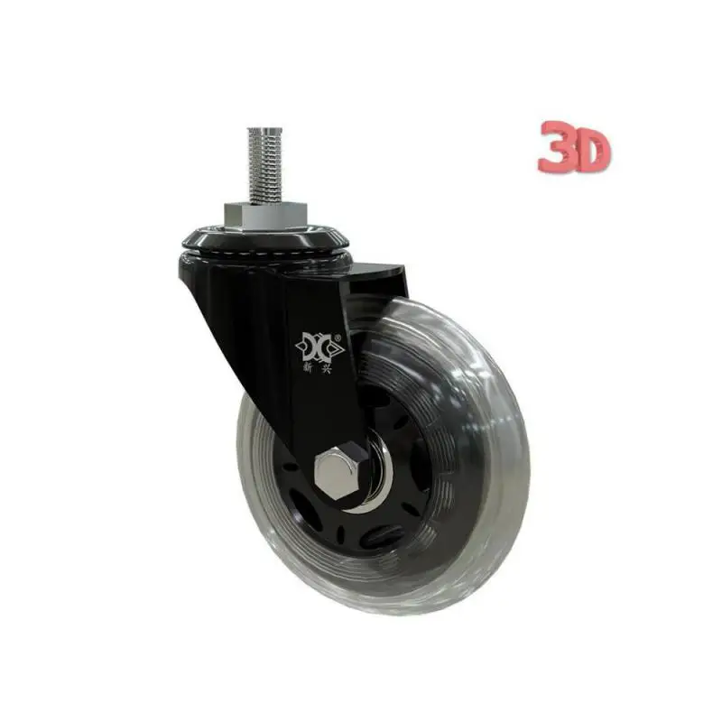 Universal-PU-Screw-Roller-Ice-Wheel-eletroforese-Equipamentos-de ...