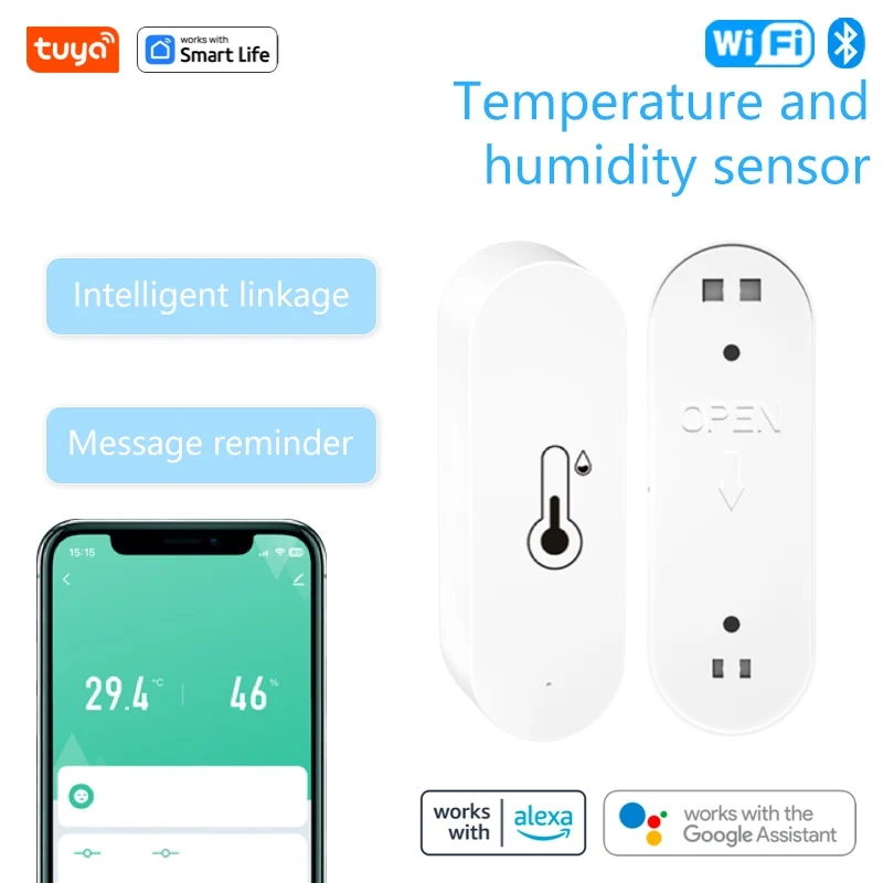 Tuya-WiFi-Temperature-and-Humidity-Sensor-Indoor-Humidity-Sensor ...
