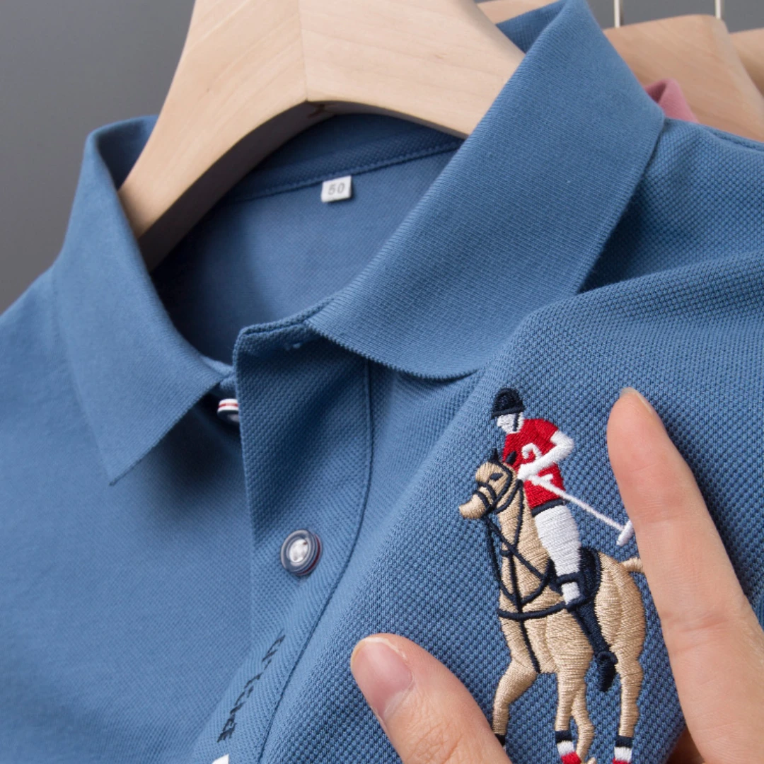 High-Quality-Trend-Embroidery-Polo-Shirt-2023-Summer-Luxury-Streetwear-Fashion-Casual-T-shirt ...