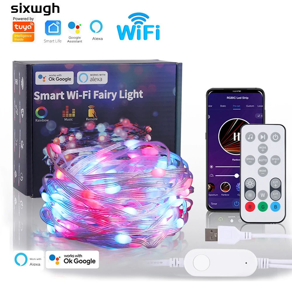Smart Fairy Lights Alexa | Tuya Smart Light Alexa | Tuya Fairy Led ...