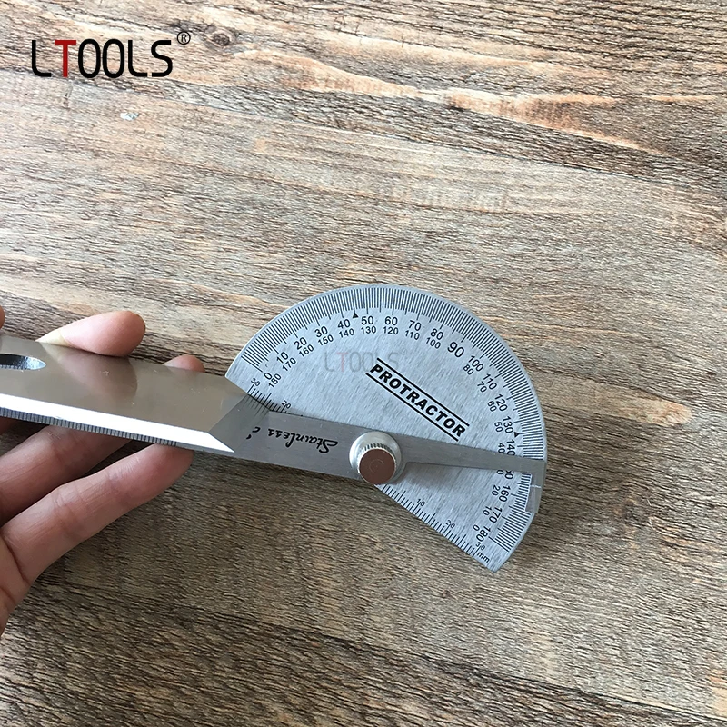150mm-Angle-Meter-Measure-Protractor-Ruler-180-Degree-Guage-Goniometer ...