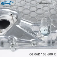 06K103600R All Aluminum Alloy Improved Oil Tray Waste Oil Pan For Audi ...