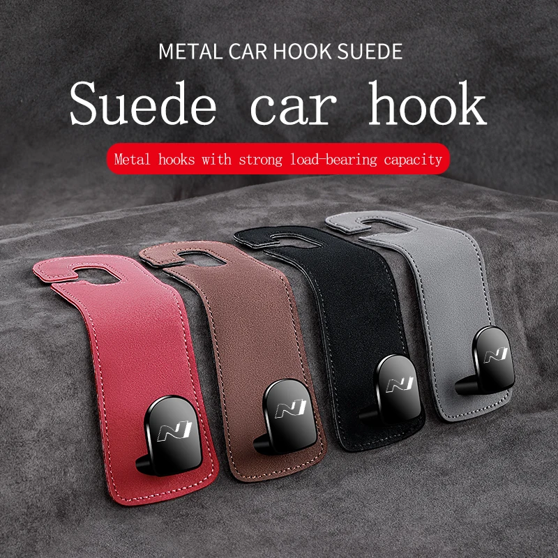 Suede-Metal-Hook-For-Hyundai-N-I40-I30-GENESIS-G80-GV70-GV80-GV90-Car ...