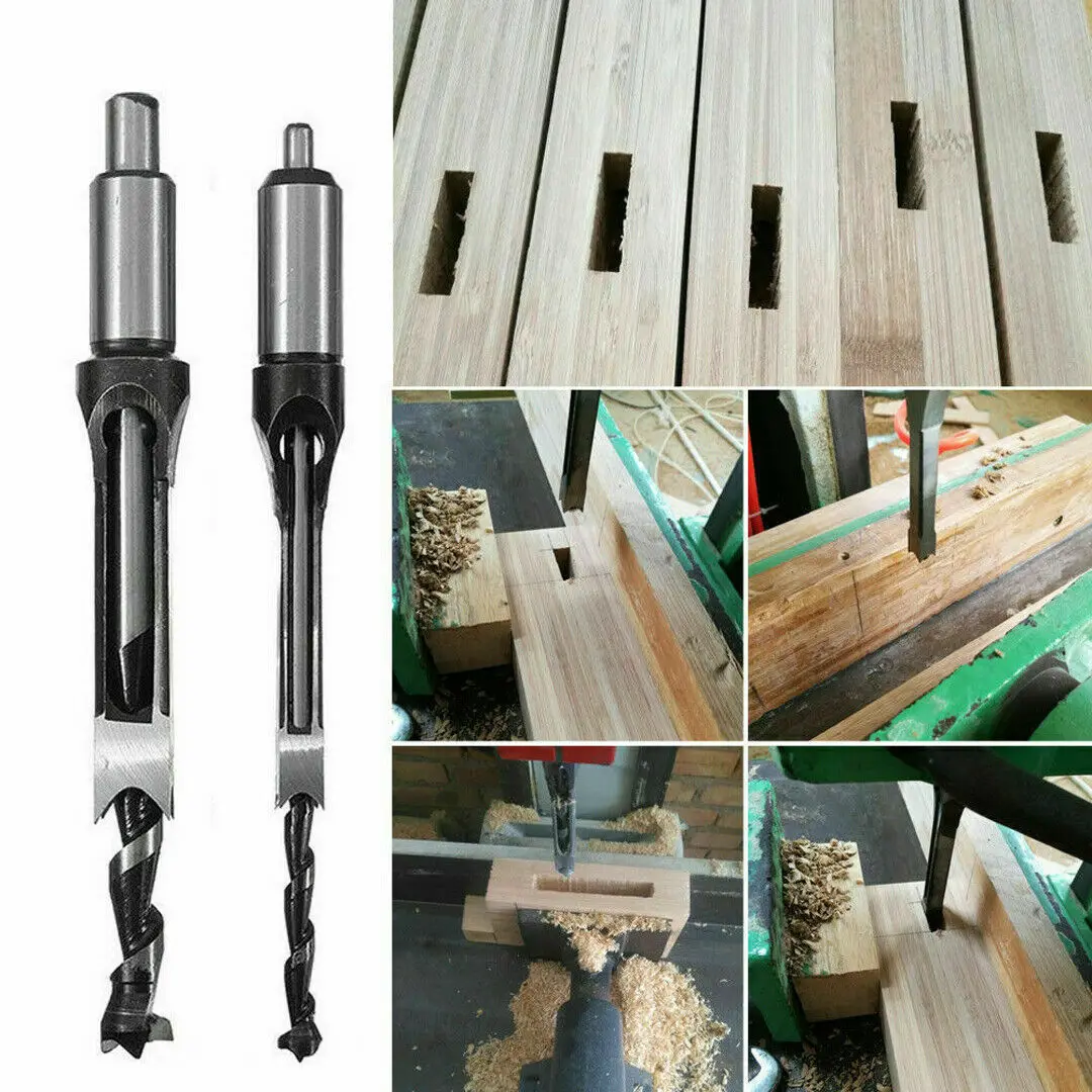 JAJING-HSS-Square-Hole-Drill-Woodworking-Drill-Tools-Auger-Mortising ...