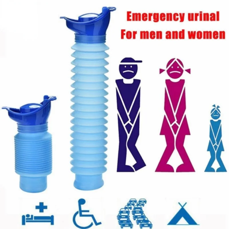 750ml-Adult-Urinal-Portable-Shrinkable-Personal-Mobile-Soft-Toilet-For ...