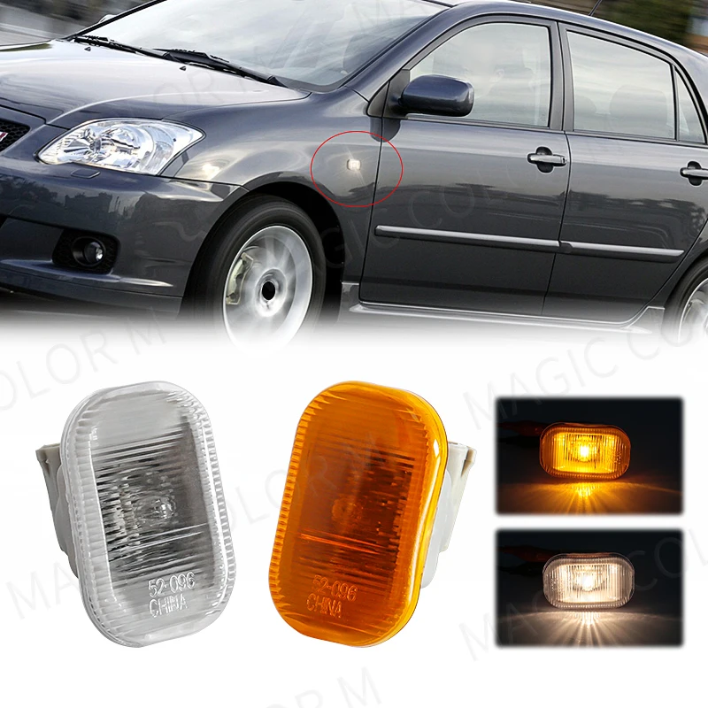 Car-Front-Bumper-Side-Marker-Turn-Signal-Lamp-For-TOYOTA-Corolla-2004 ...