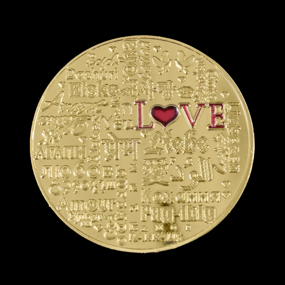 Commemorative Love Coin | Anniversary Coins | Valentine Day Coin | Love ...