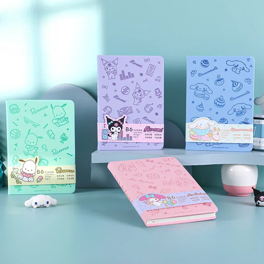 Kawaii-Sanrio-B6-Notebook-Kuromi-My-Melody-Notepad-Daily-Weekly-Agenda ...