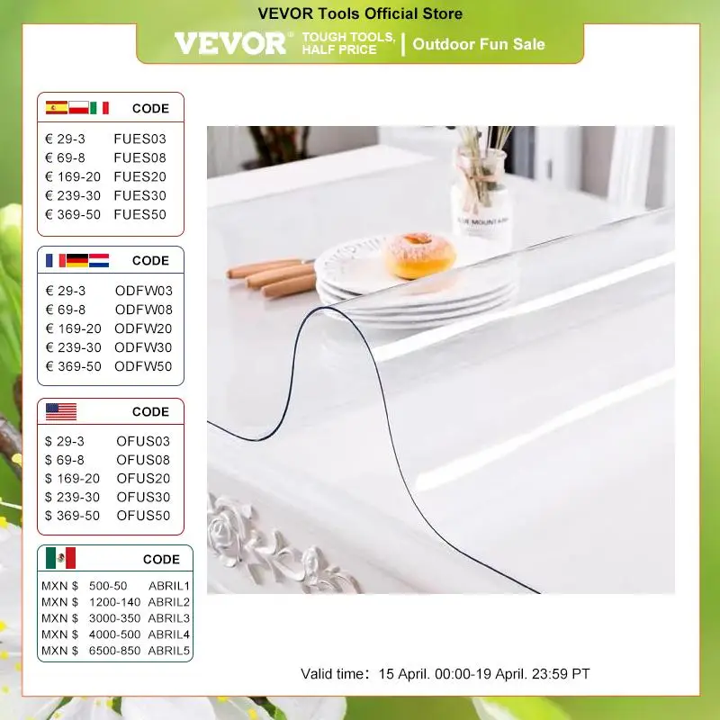 VEVOR-1-5mm-2mm-PVC-Table-Cloth-Transparent-Clear-Desk-Cover-Protector ...